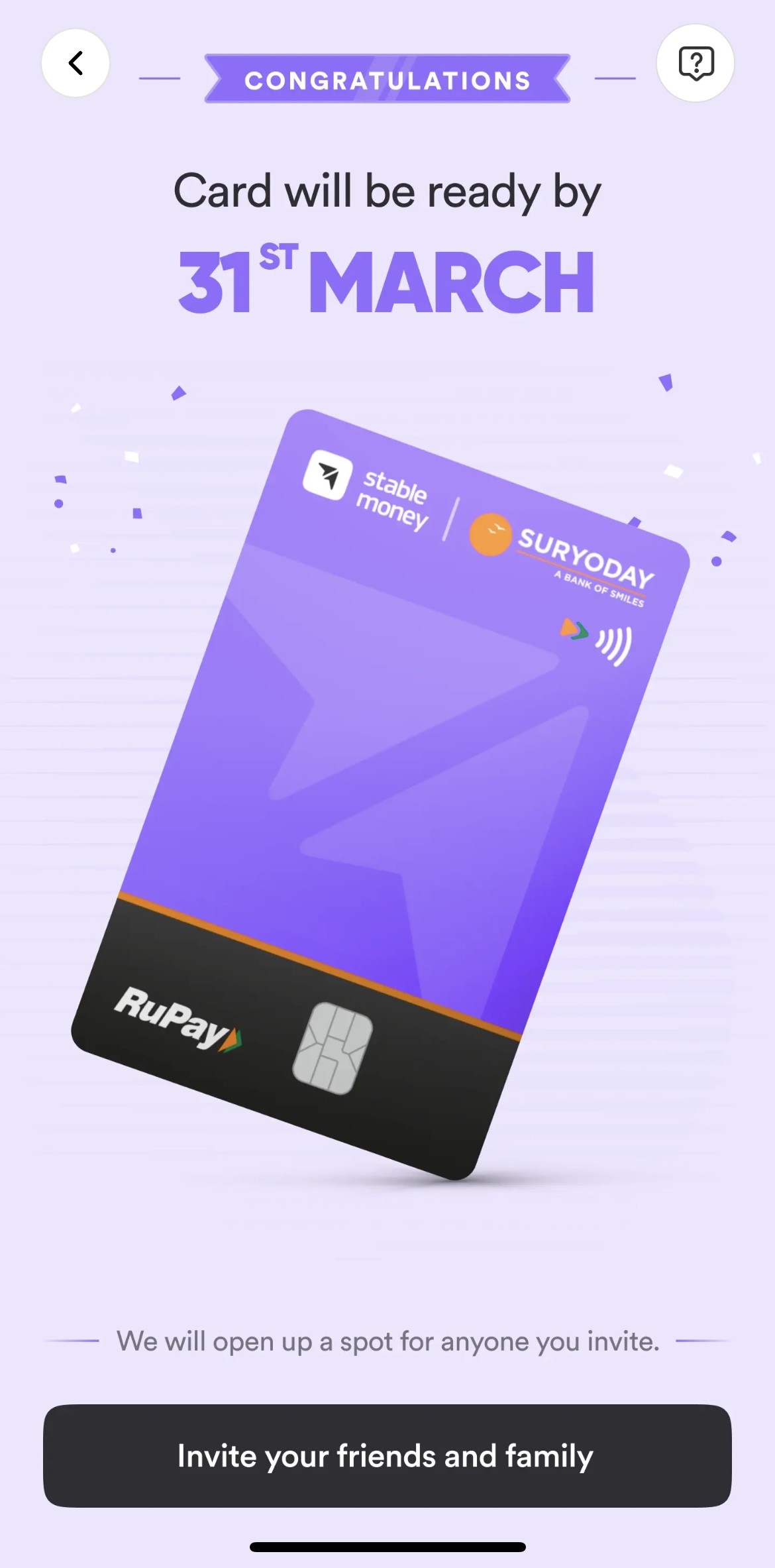 Stable Money RuPay Credit Card launched by Suryoday bank | 10 Airport ...