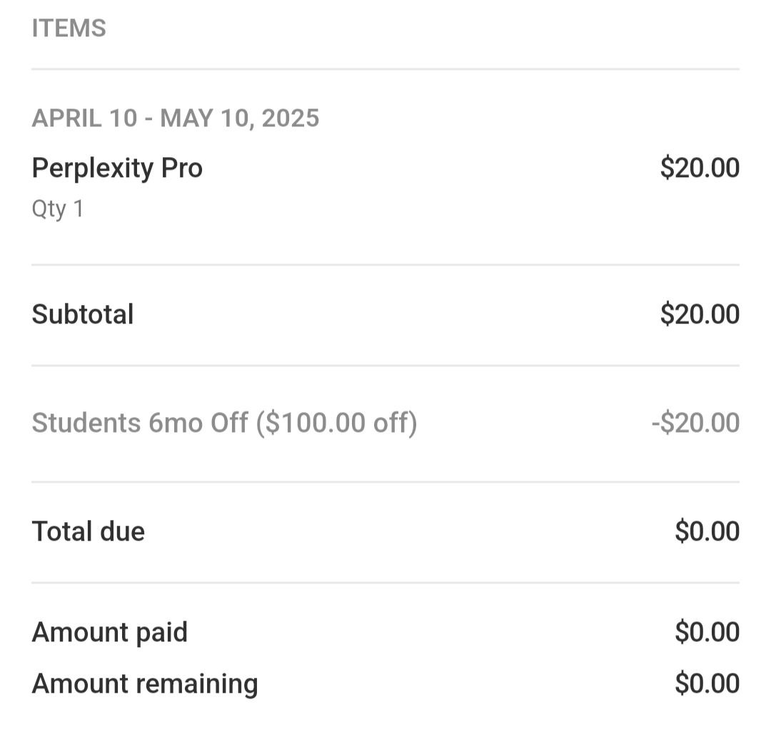 Perplexity Pro 6 Months Free | DesiDime