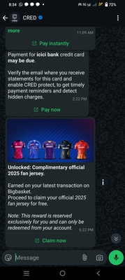 BigBasket X Cred X Fancode : Fan Jersey | DesiDime