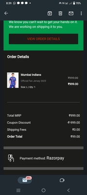 BigBasket X Cred X Fancode : Fan Jersey | DesiDime