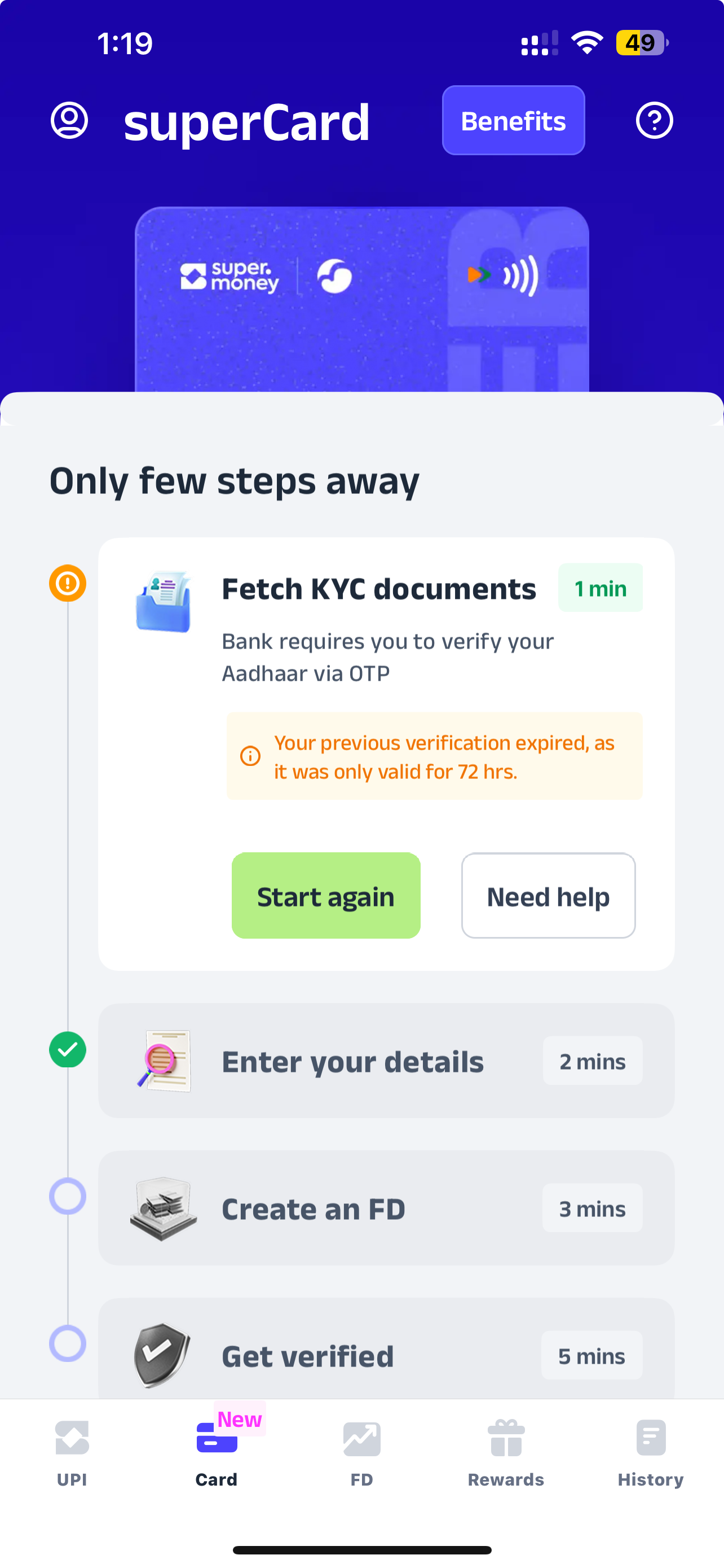 AXIS SuperCard Pro RuPay | 3% Cashback on UPI | Lifetime Free | DesiDime