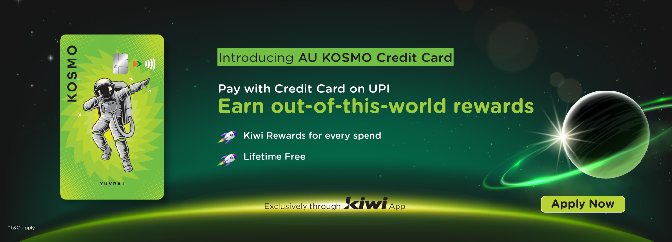 Kiwi x AU Small Finance Bank | RuPay Credit Card | Desidime
