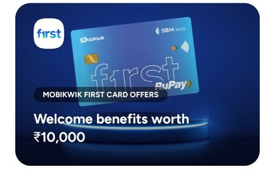 Mobikwik SBM First FD Credit card offers worth 10k | DesiDime