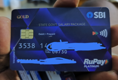 All SBI Salary account all Premium RuPay Debit card Codes and Card ...