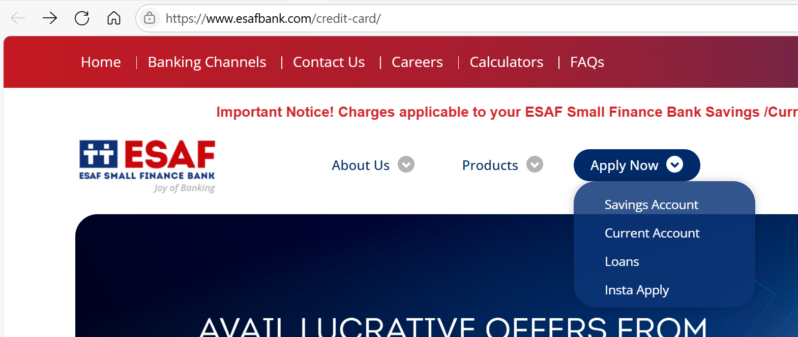ESAF Bank RuPay INORI Credit Card | Lifetime FREE | 1.25% cashback ...