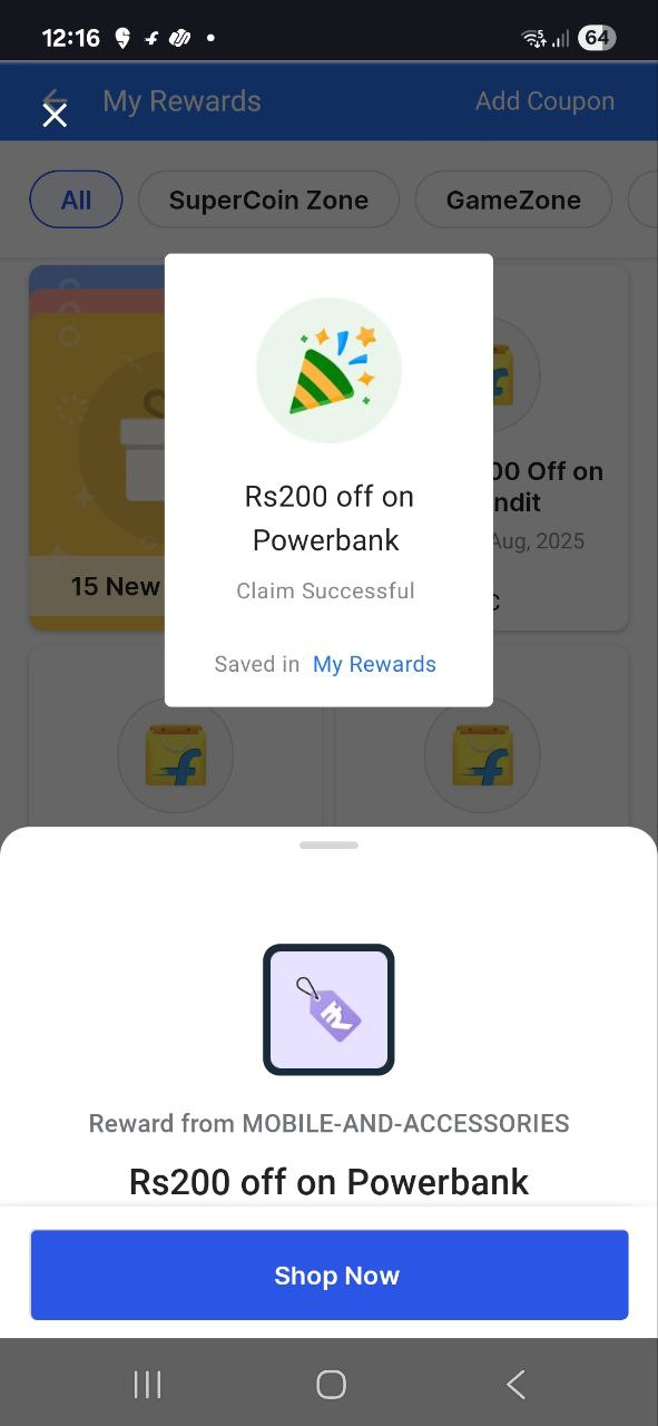 Flipkart - Extra 200 discount on Powerbanks with coupon code | DesiDime