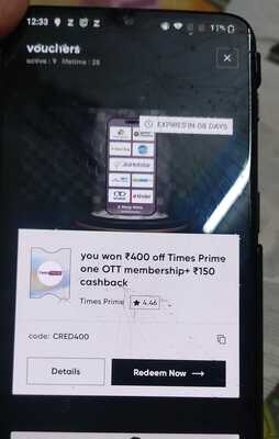 cred X Times prime-Get Rs 150 cashback on Rs 500 on bigbasket gift card ...