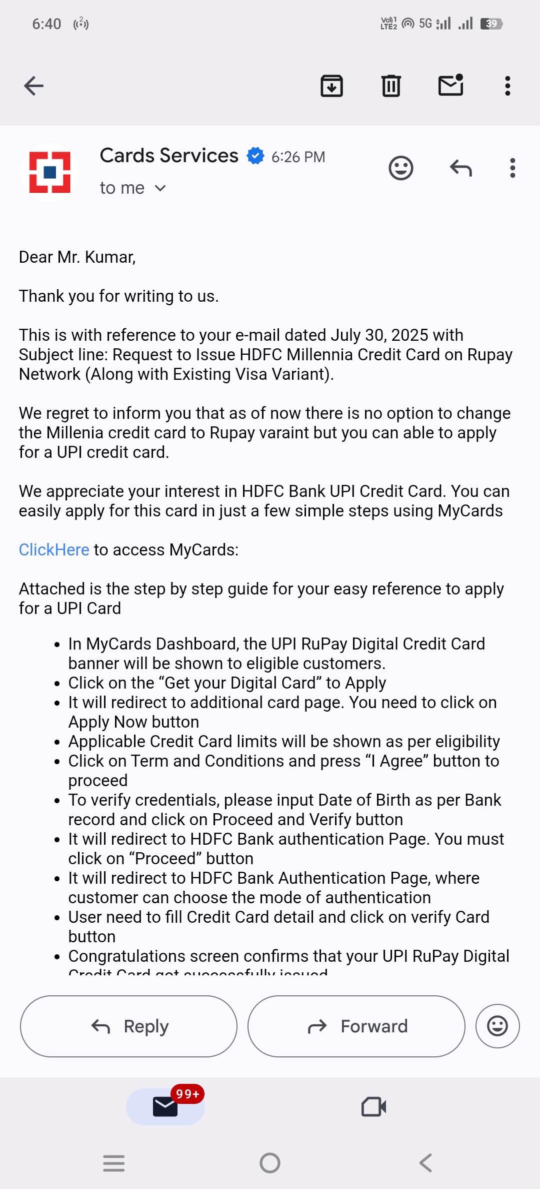 HDFC Millennia RuPay Credit card Launch | 6% to 12% on Amazon, 5% ...