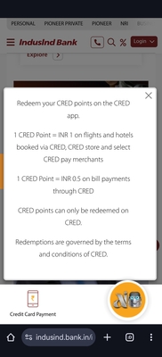 NEW: Cred × IndusInd Bank Credit Card crafted with 18k Gold 🪙 | Desidime