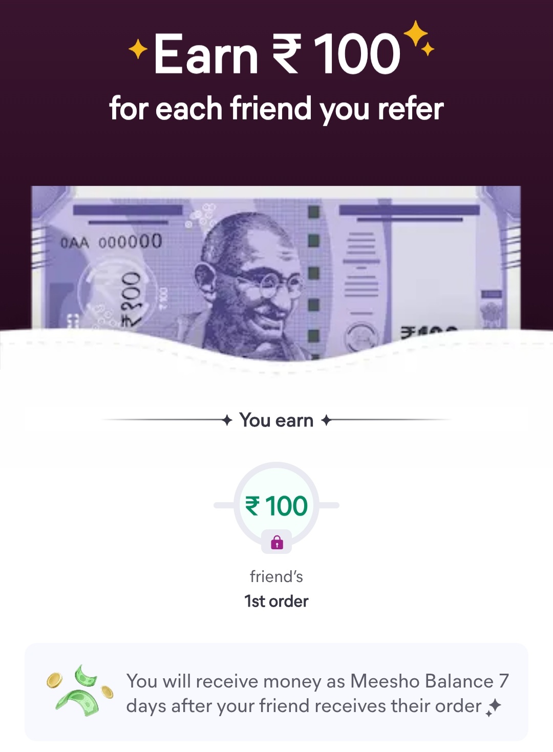 Meesho Refer and Earn 100Rs in Meesho Balance | DesiDime