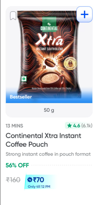 Continental Xtra Instant Coffee Pouch Strong instant coffee | DesiDime