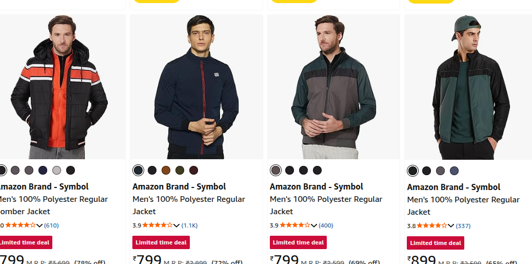 symbol jackets for men and women starting from 529 upto 80 percent off ...