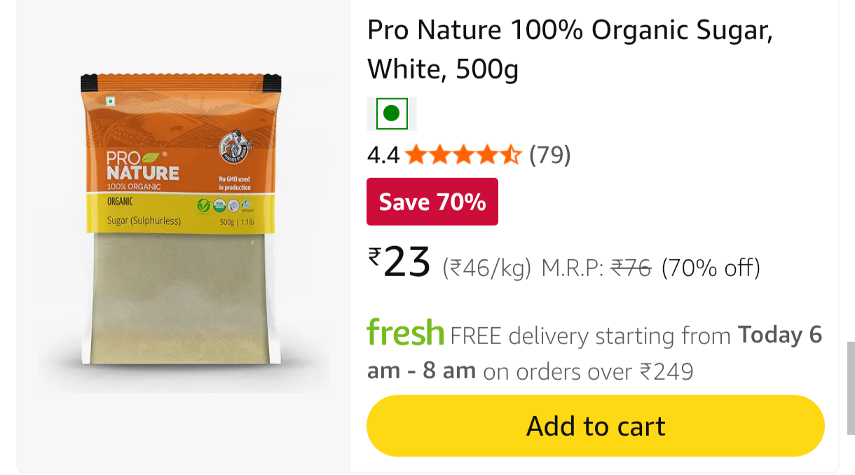 Fresh - Toor Dal, Cashew, Almond, Coconut Oil, Pistachios and more Upto ...