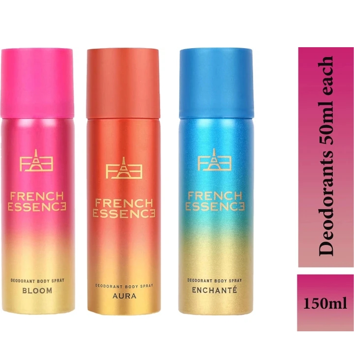 FRENCH ESSENCE Combi Pack of Bloom,Aura and Enchante (50ml Each ...