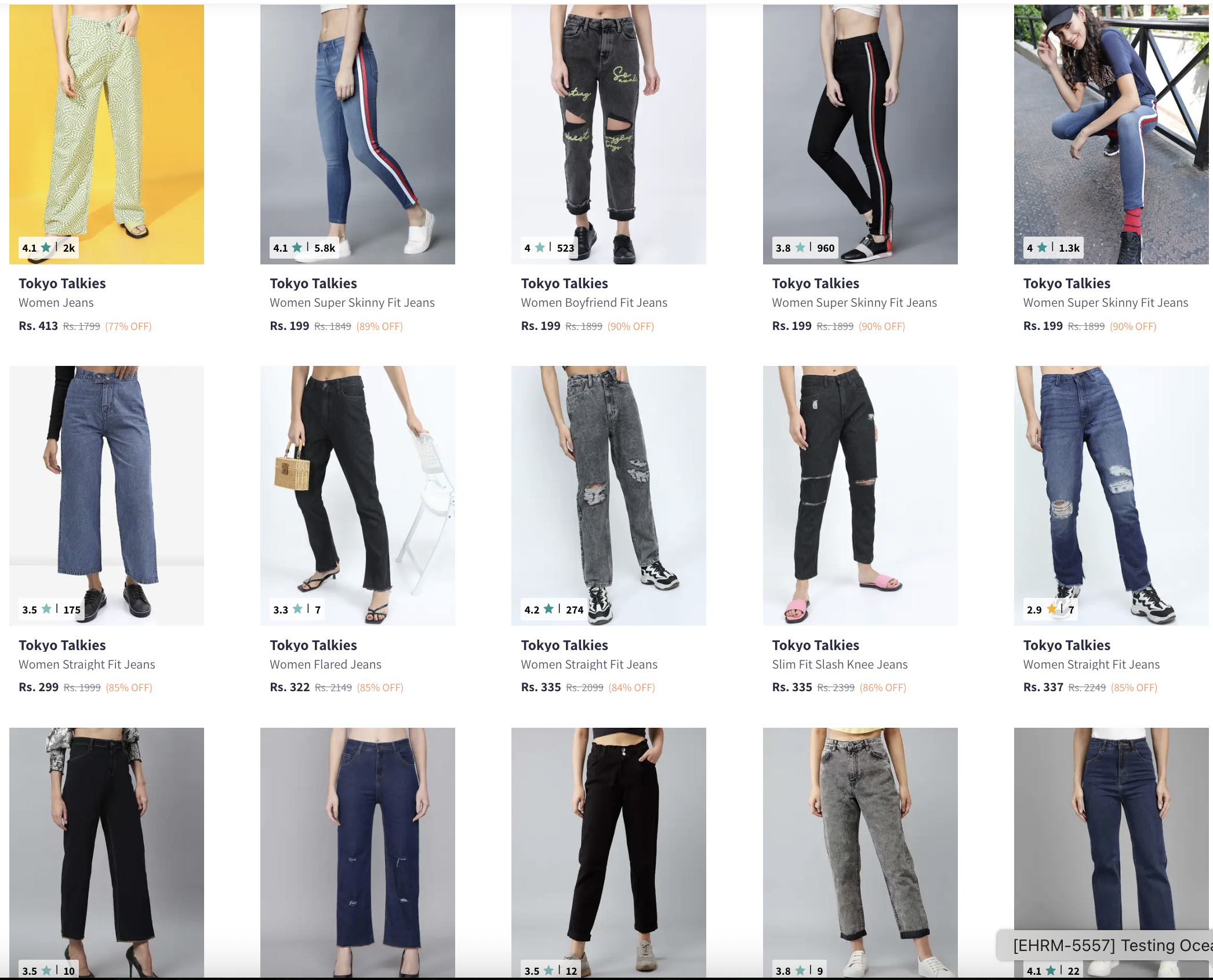 Branded Women's Jeans upto 90% off | Starting at ₹199 | DesiDime