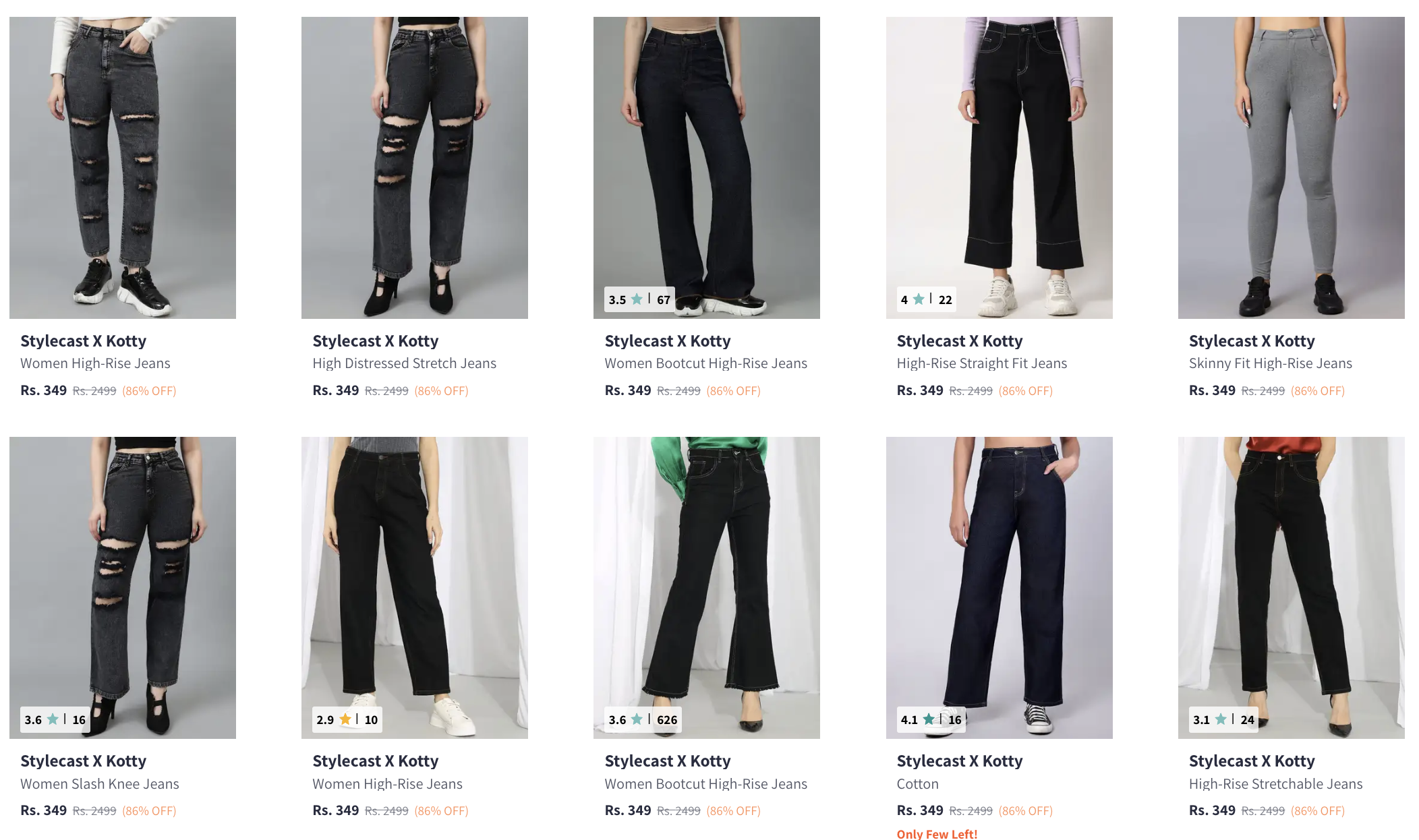 Branded Women's Jeans upto 90% off | Starting at ₹199 | DesiDime