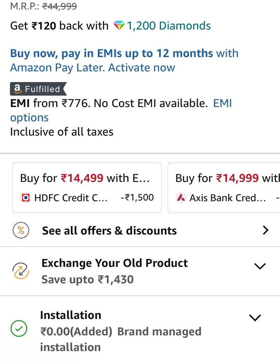 acer 108 cm (43 inches) Ultra I Series FHD Smart LED Google TV (Black ...