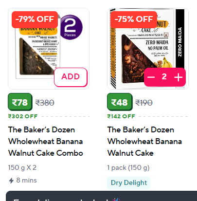 Zepto: Maggi, Cake, Ghee etc | Desidime
