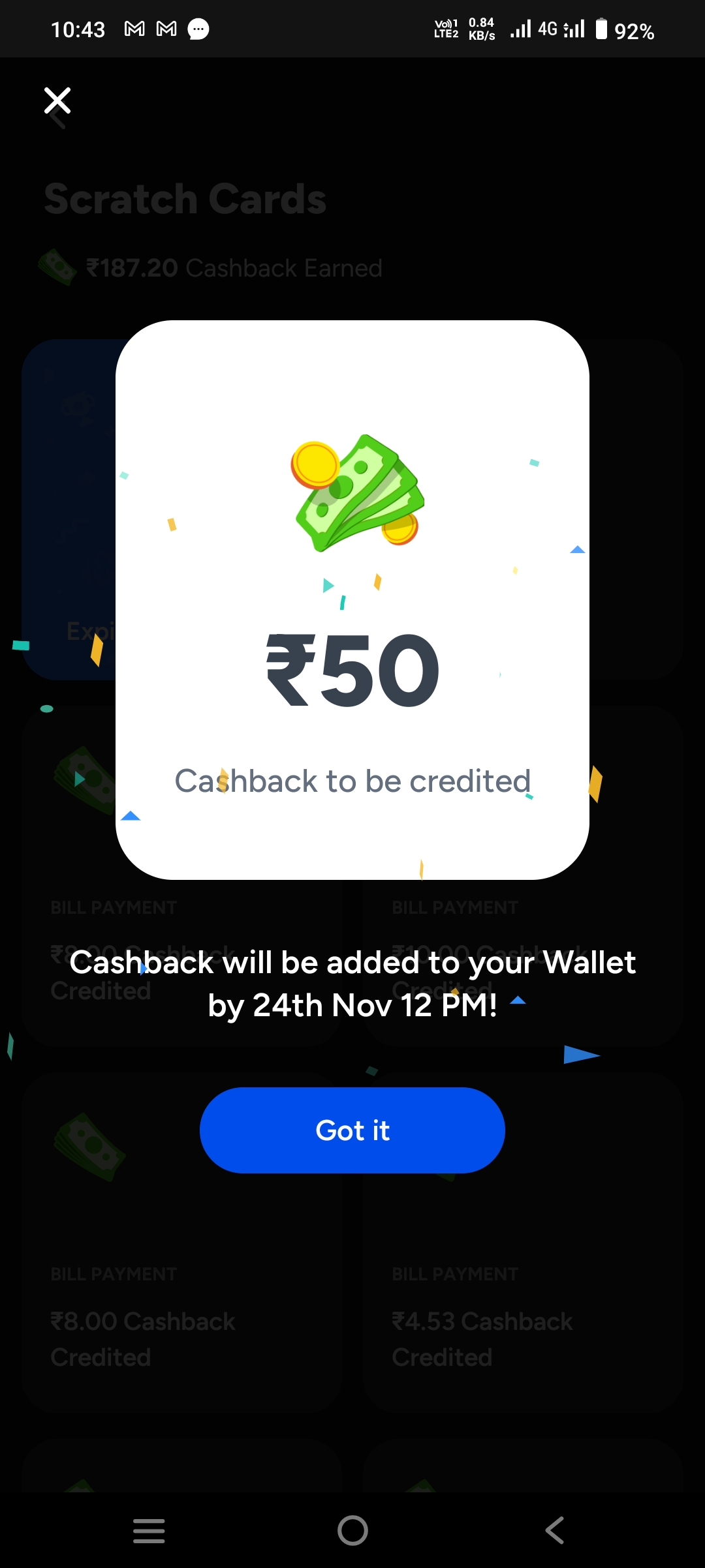 Get 50 Rs cb on mobikwik on order of product ( Easy cancellation, full ...
