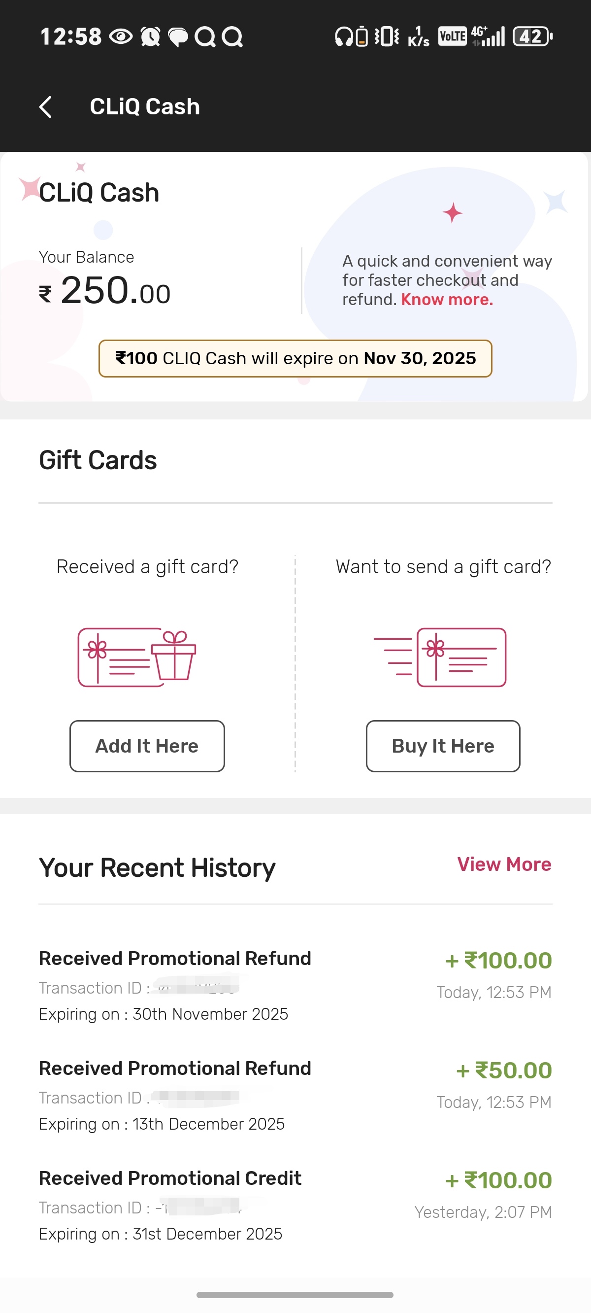 Today ₹100 free tata cliq cash credited again | DesiDime