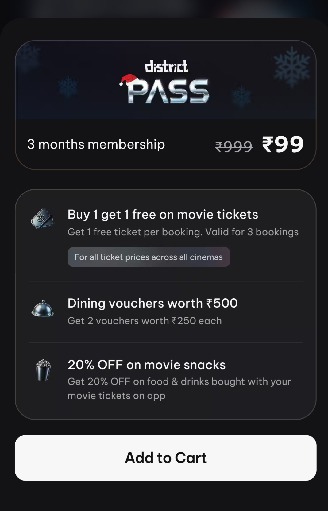 District movie pass @ 99 rs | Desidime