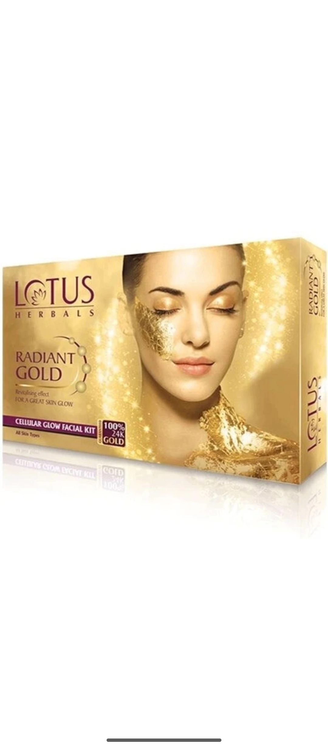 Herbals RADIANT GOLD Cellular Glow Single Facial Kit | DesiDime