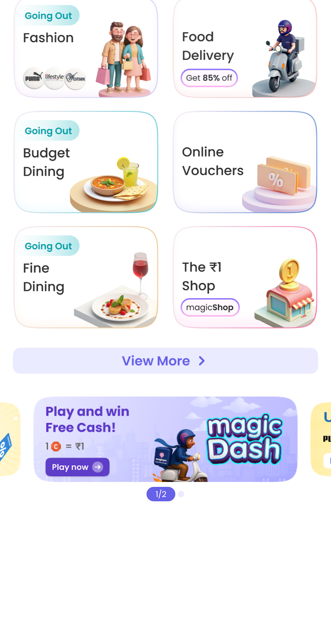 MAGICPIN Play and win magic credits upto 10. | DesiDime