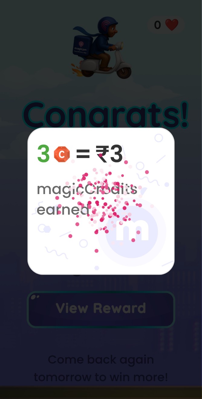 Play game and win assured magic pin credits | DesiDime