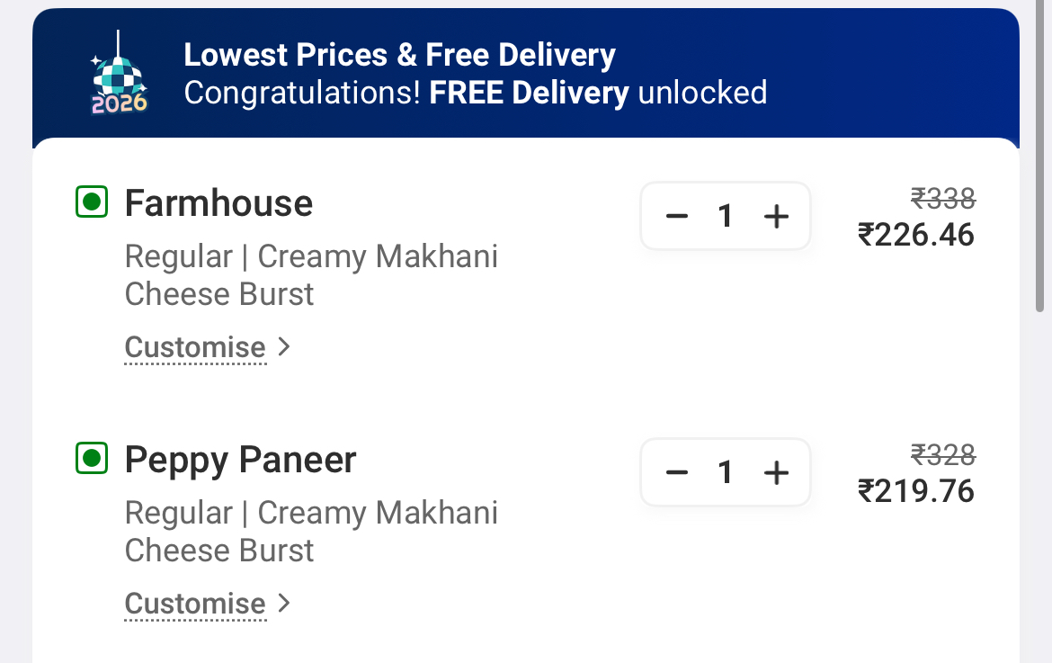 Creamy Makhani Cheese Burst in 219 | DesiDime