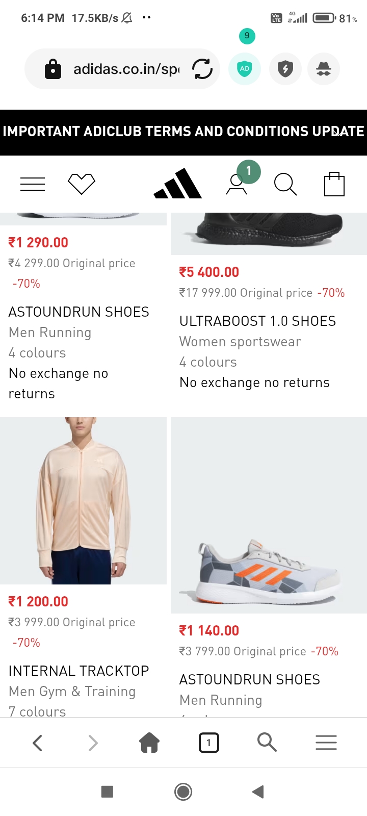 Adidas Official Website: Flat 70% OFF on Shoes, Clothing & Sportswear ...