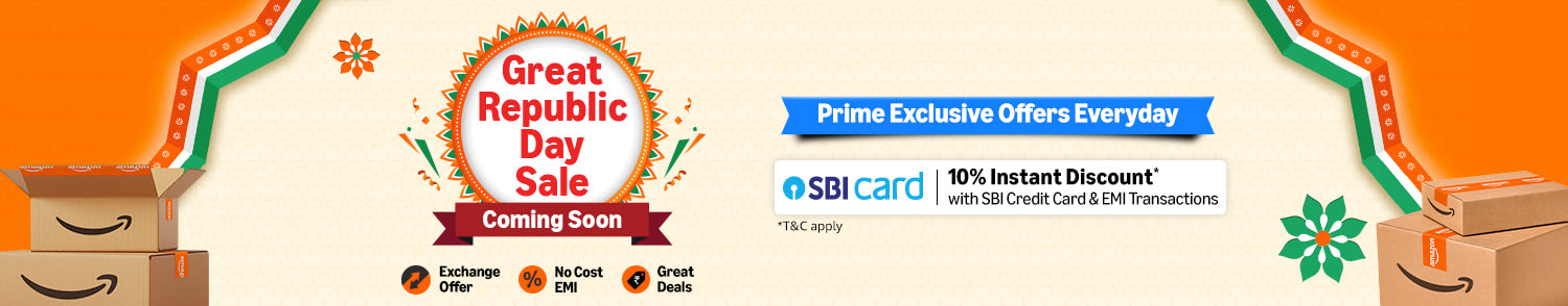 (coming soon) Great republic day sale - 10% sbi bank offer | DesiDime