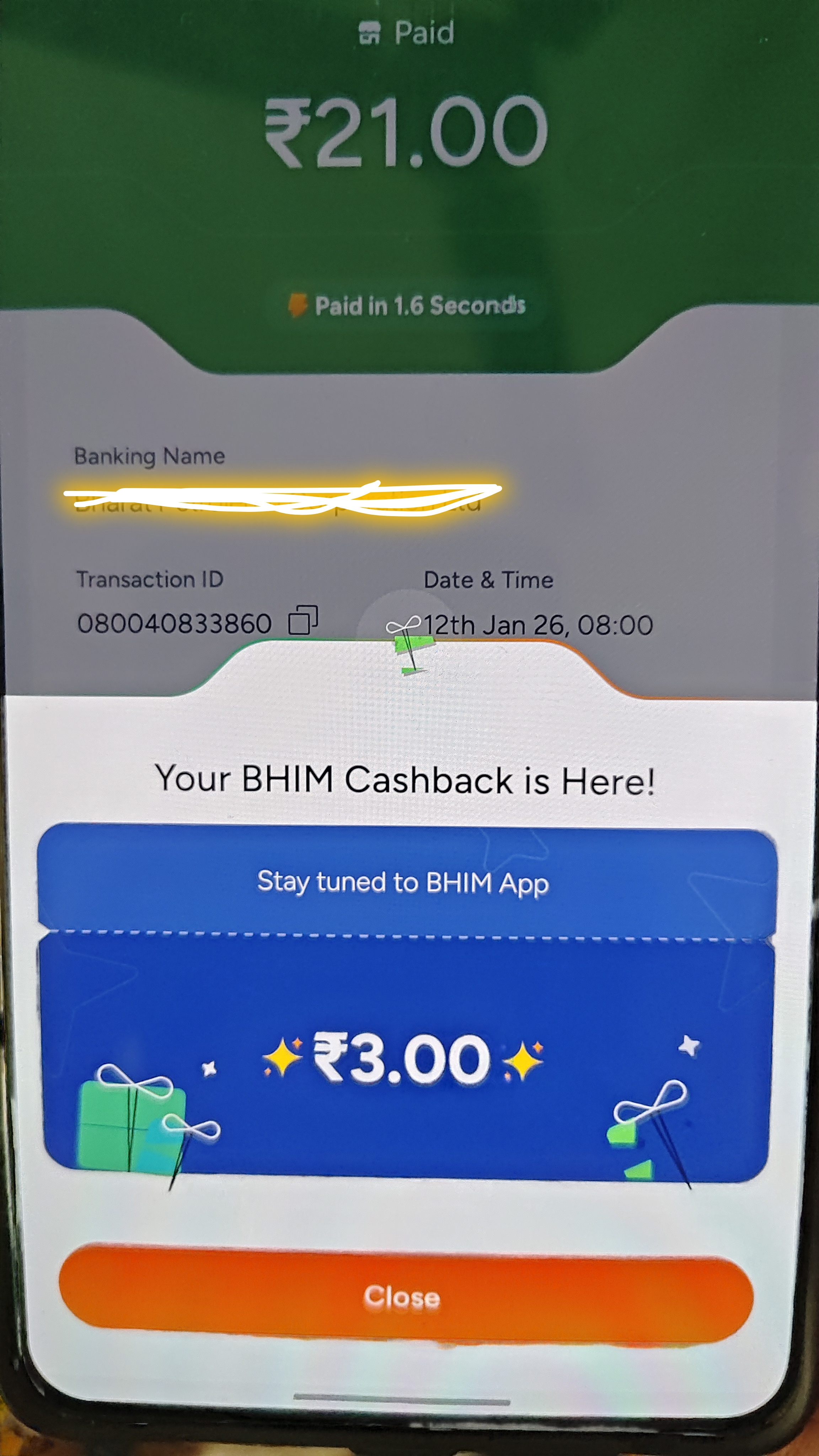 BHIM - Scan and pay above 20 to get upto 20 cashback (P2M) | DesiDime