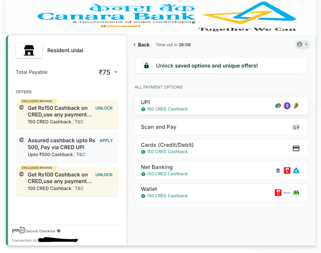 Cred - Get ₹150/100 Cashback on mov of ₹49 via any payment by Payubiz ...