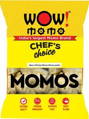 Wow! Momo Chef's Choice Spicy Chicken Momo (50 Pieces) | DesiDime