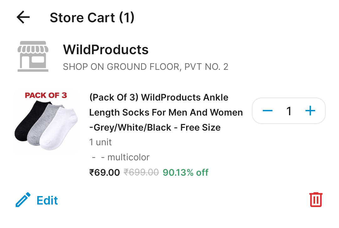 Rs 39/- - (Pack Of 3) WildProducts Ankle Length Socks For Men And Women ...