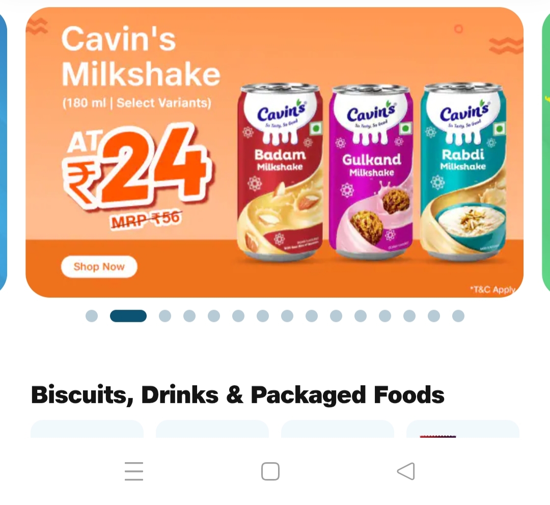 Jiomart- Cavins milkshake @ 18 (using coupon) | DesiDime