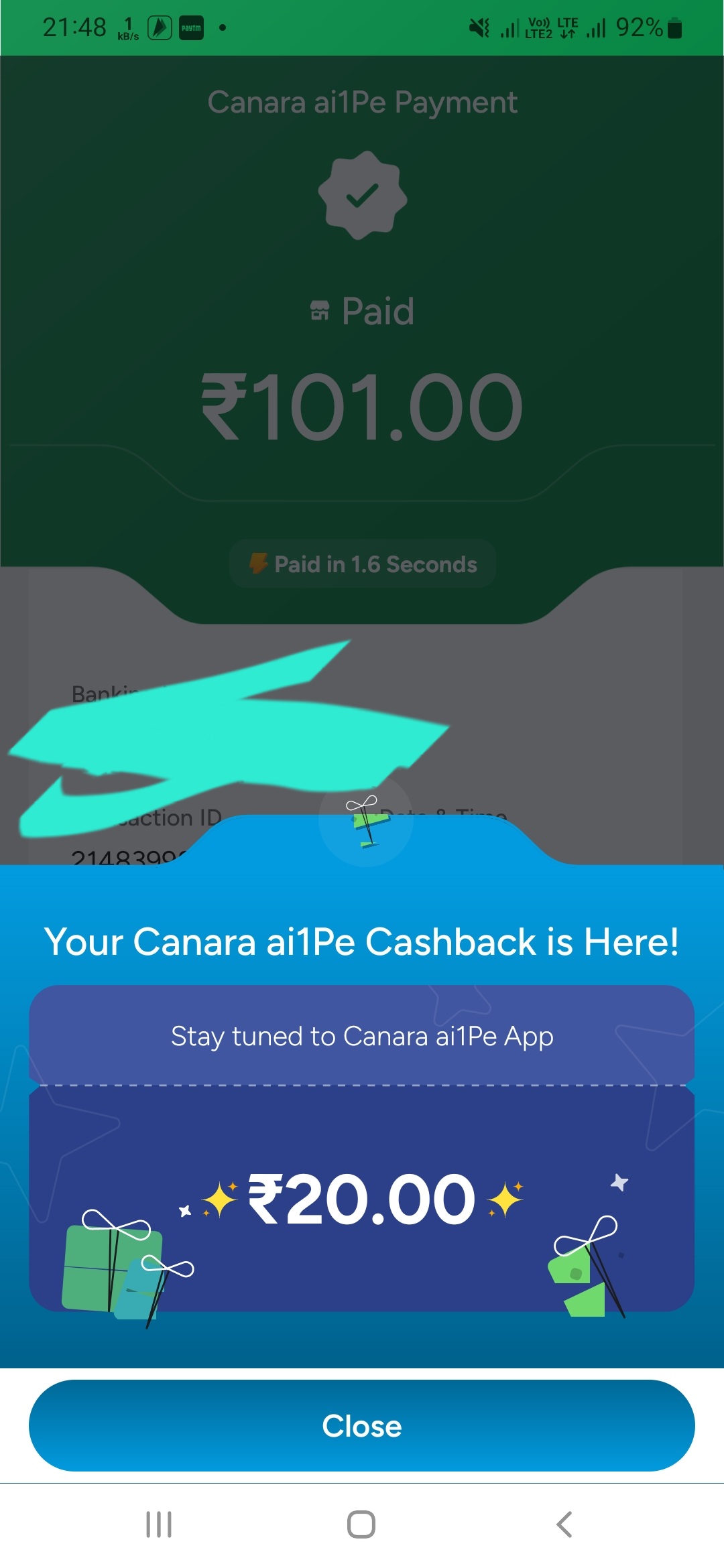 Loot Free ₹20 New Canara Ai 1 UPI App on mov 100 | DesiDime