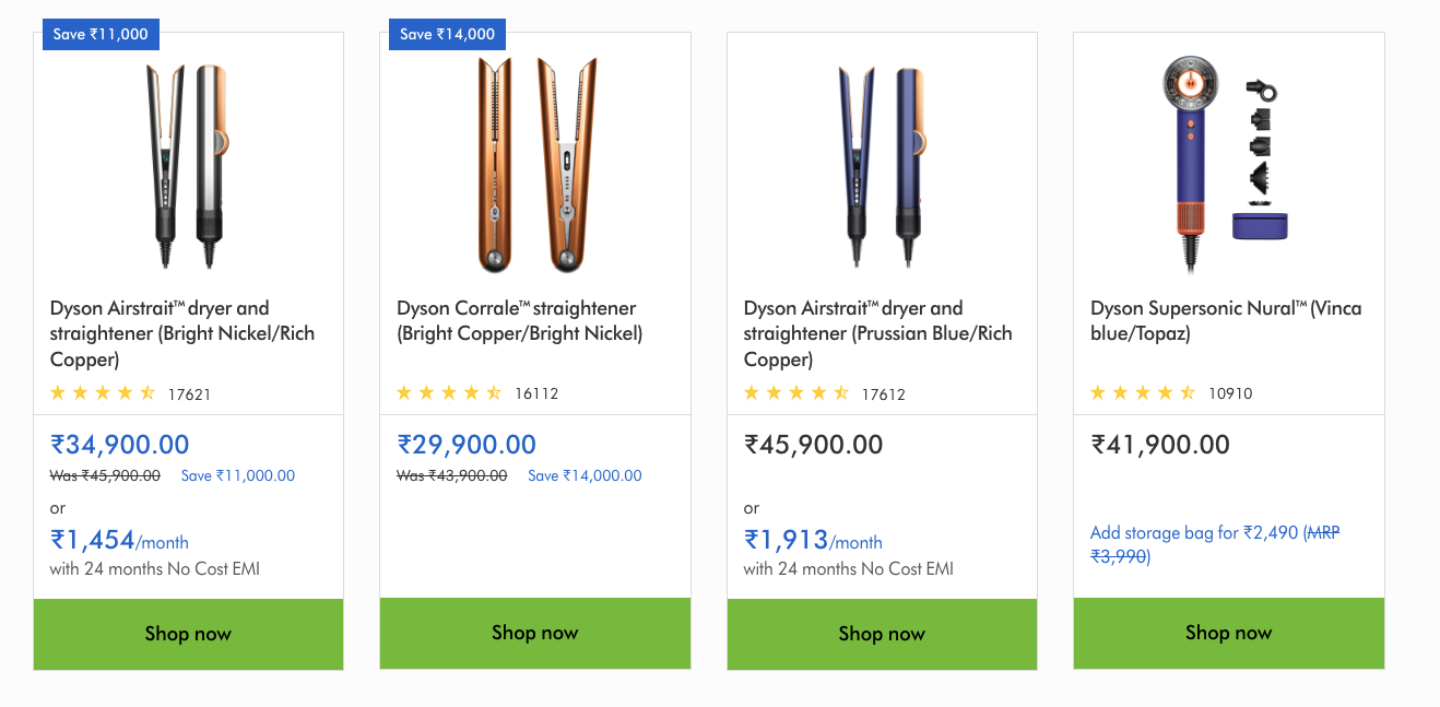 Shop All Hair Care - Save upto 12,000 on selected Dyson Hair care ...