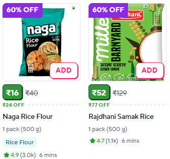 Zepto : Up to 75% OFF on Sweets, Snacks, Dal & More (Bengaluru) | DesiDime