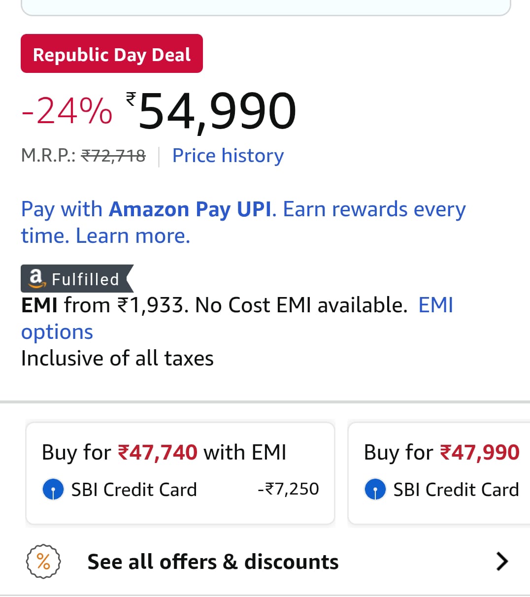 HP 15, AMD Ryzen 7 7735HS (16GB DDR5,512GB SSD) FHD, Anti-Glare, Micro ...