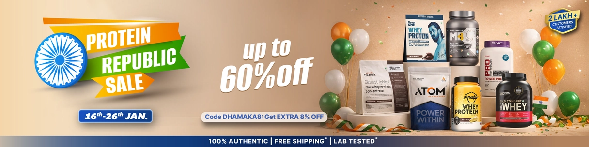 Hyugalife Protein Republic Sale - Up to 60% Off + 8% Off | DesiDime