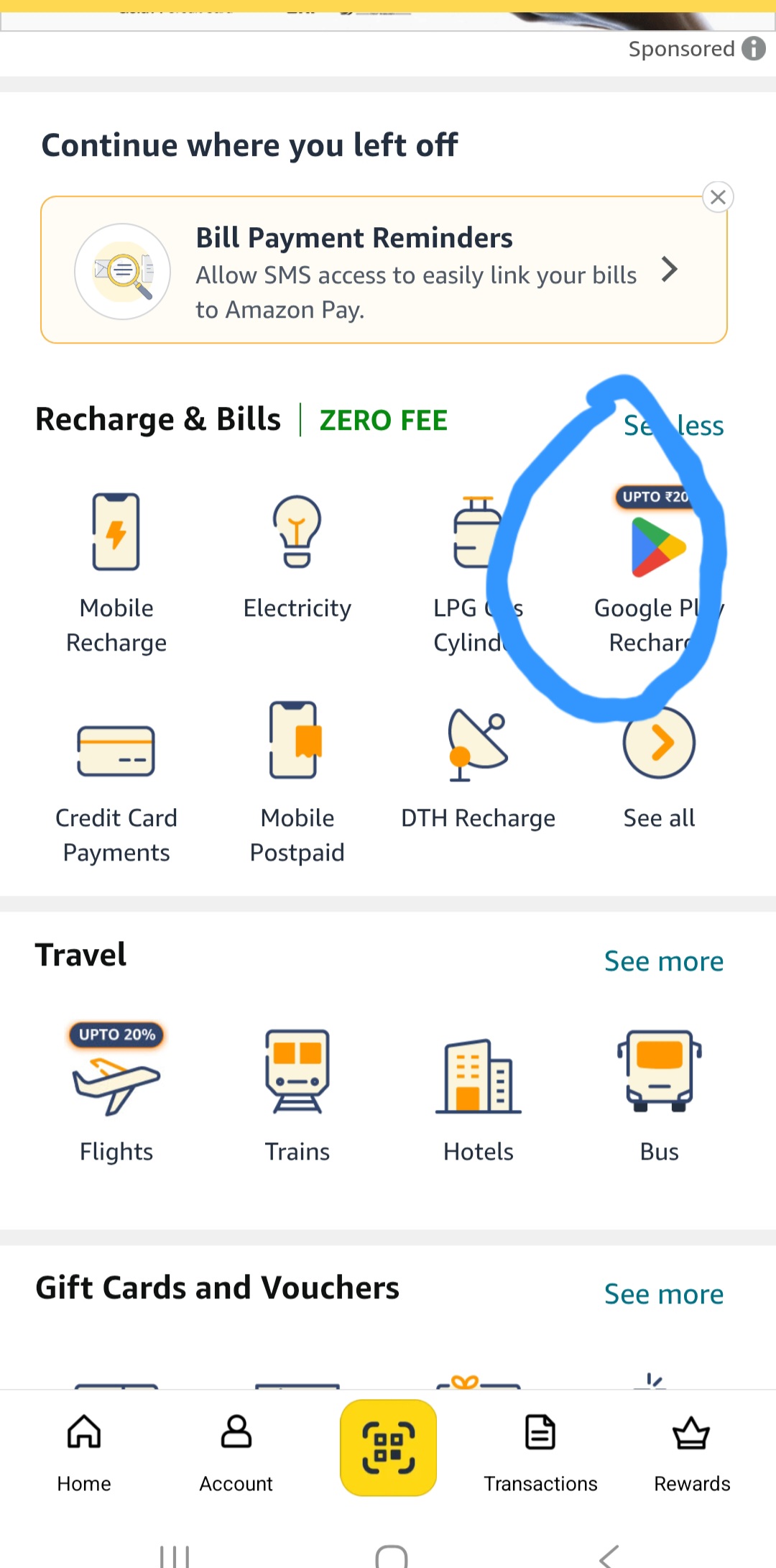 Google Play recharge code at 50% off | DesiDime