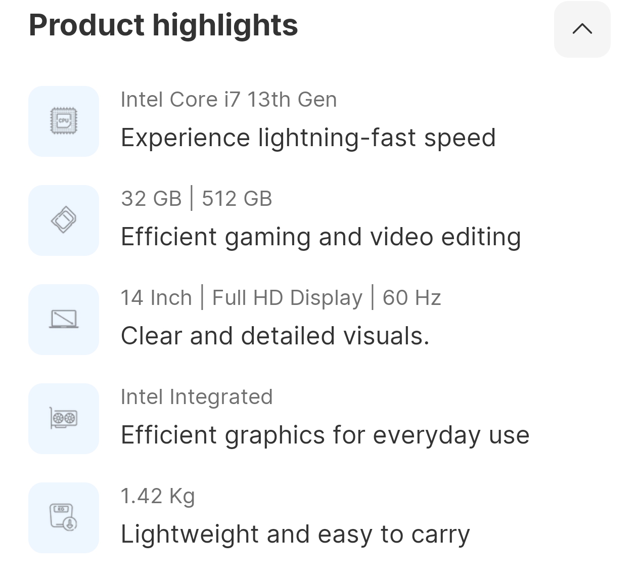 ASUS Expertbook P1 High-performance processor Intel Core i7 13th Gen ...