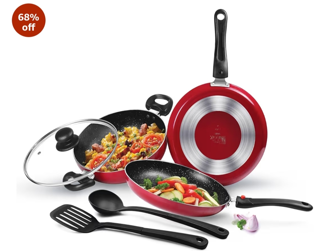 Milton pro cook kitchen Pride set of 5 nonstick cookware | DesiDime