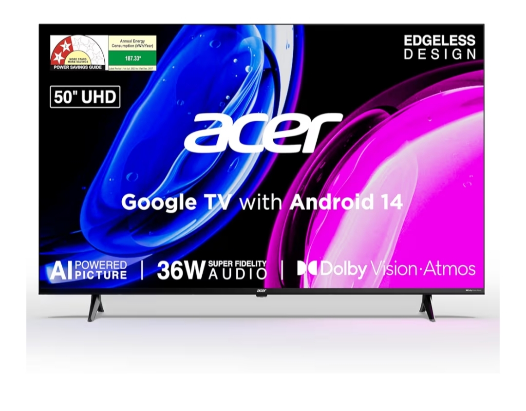 acer 127 cm (50 inches) Ultra I Series 4K Ultra HD Smart LED Google TV ...