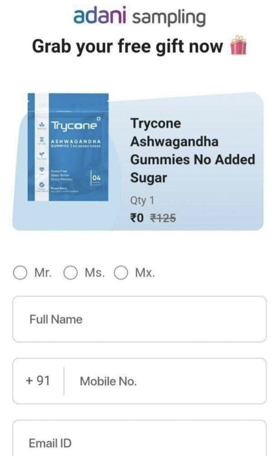 Adani FREE Sampling Offer: Get Free Samples from Store ( Offline visit ...