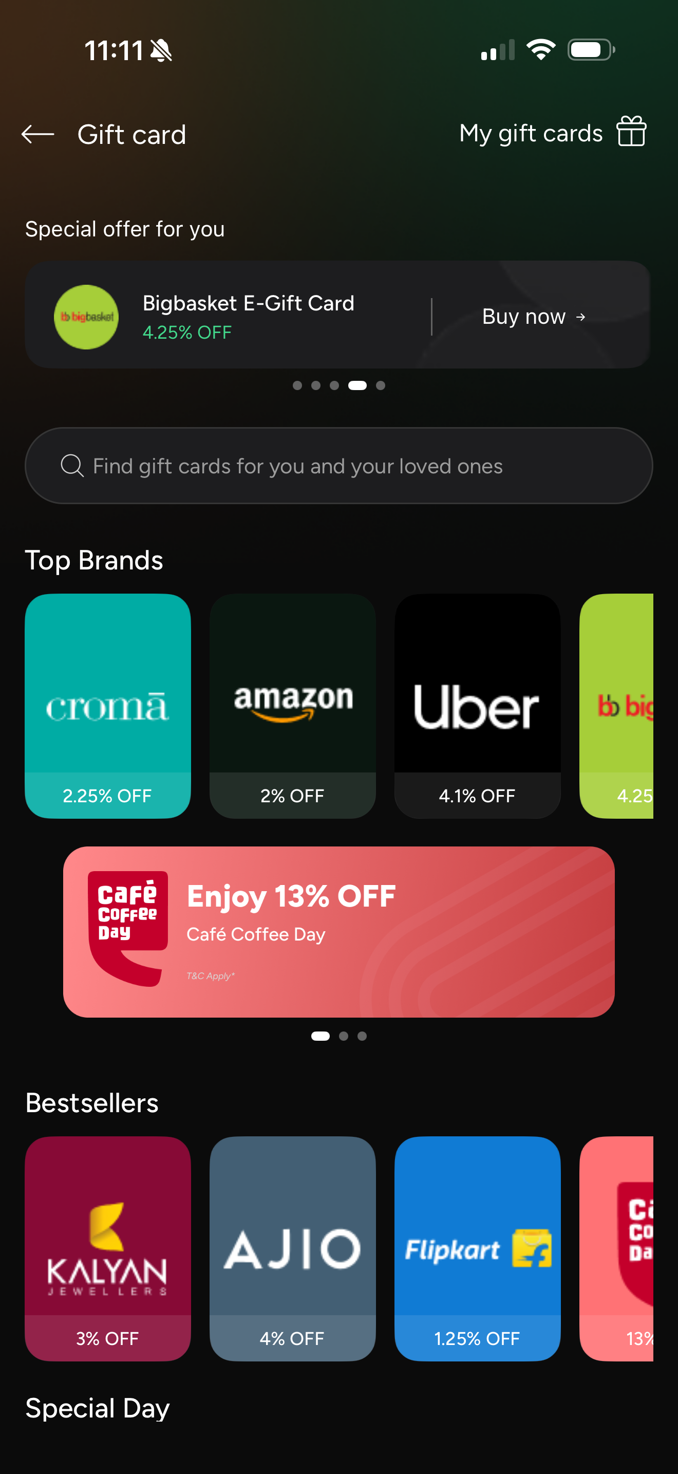 BHIM UPI App: Gift Cards Live with Instant Discount | DesiDime