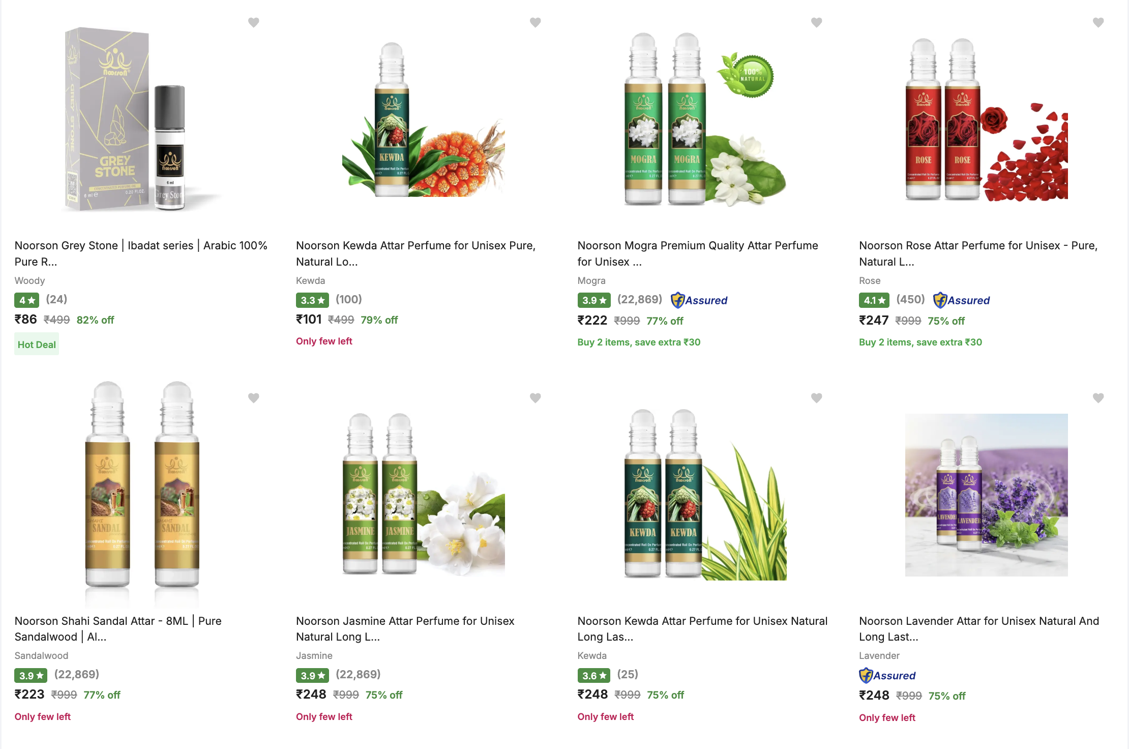 77% off on Noorson Attar | DesiDime