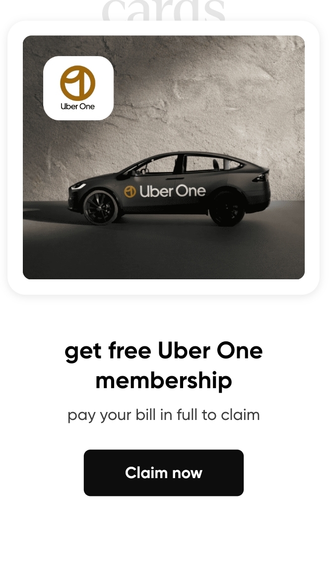 Cred: Pay Full Bill to Get 3 months Uber One (Direct Claim Link Added ...