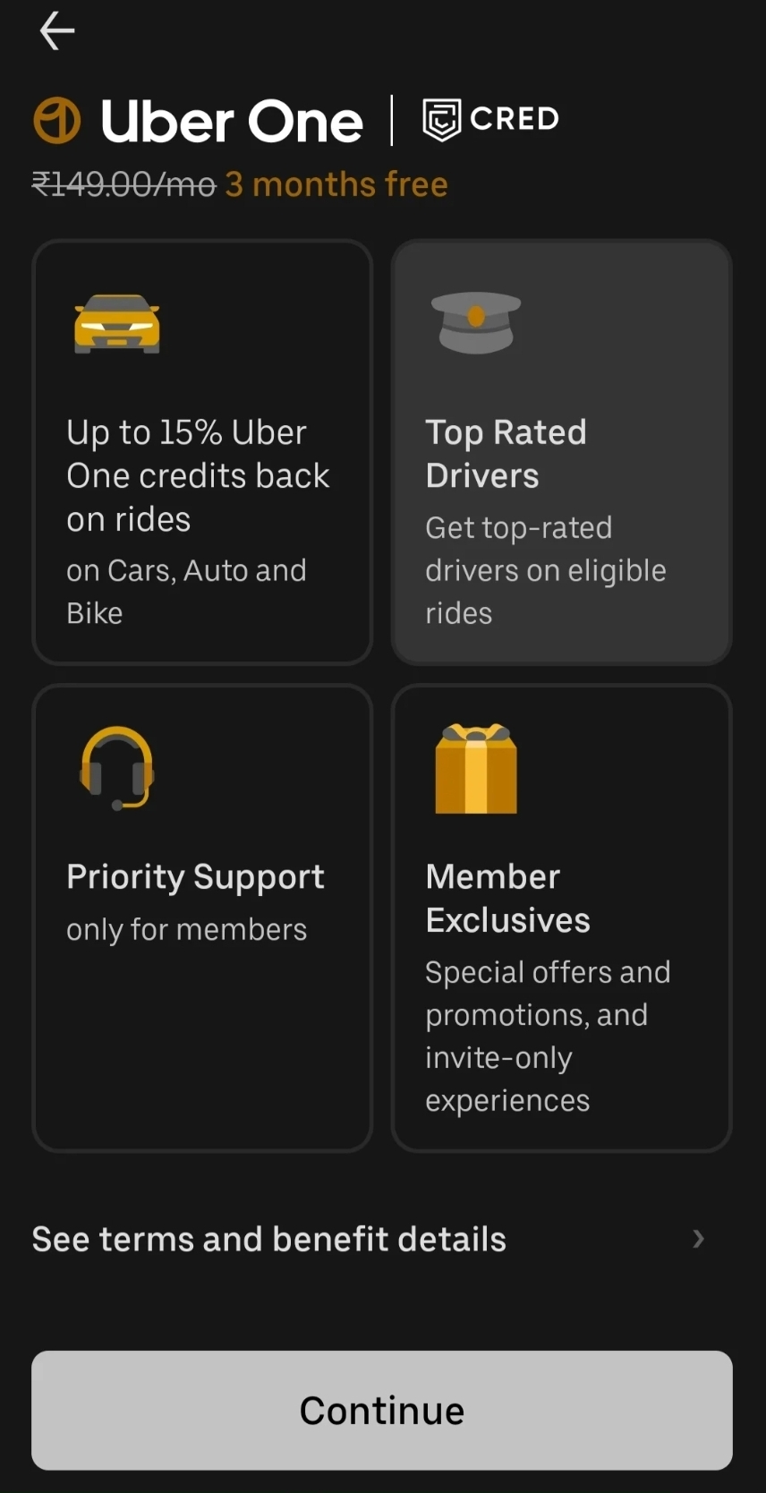 Cred: Pay Full Bill to Get 3 months Uber One (Direct Claim Link Added ...